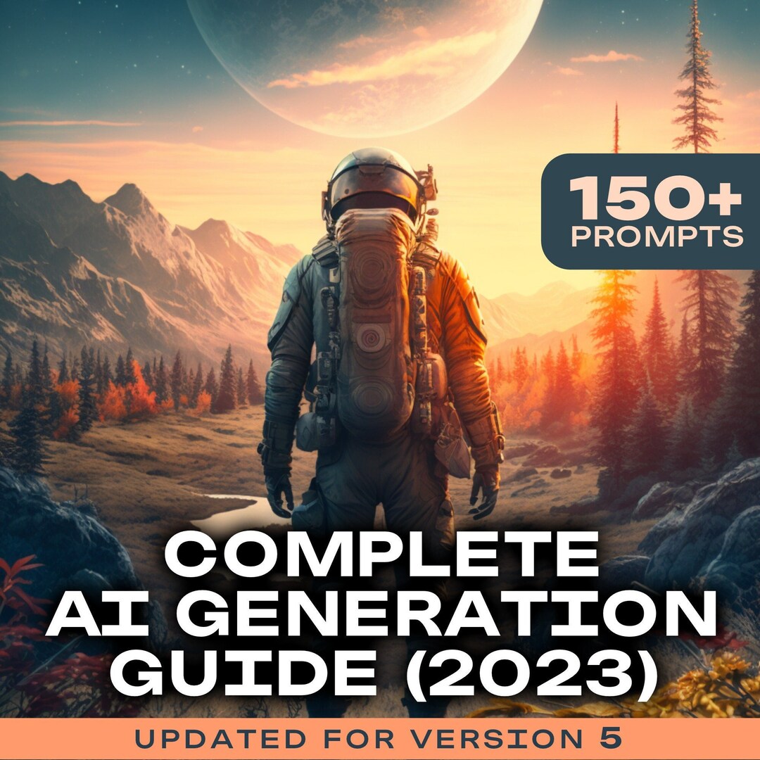 Complete AI Art Generation Guide Set + Midjourney Prompts | 8 Digital ...
