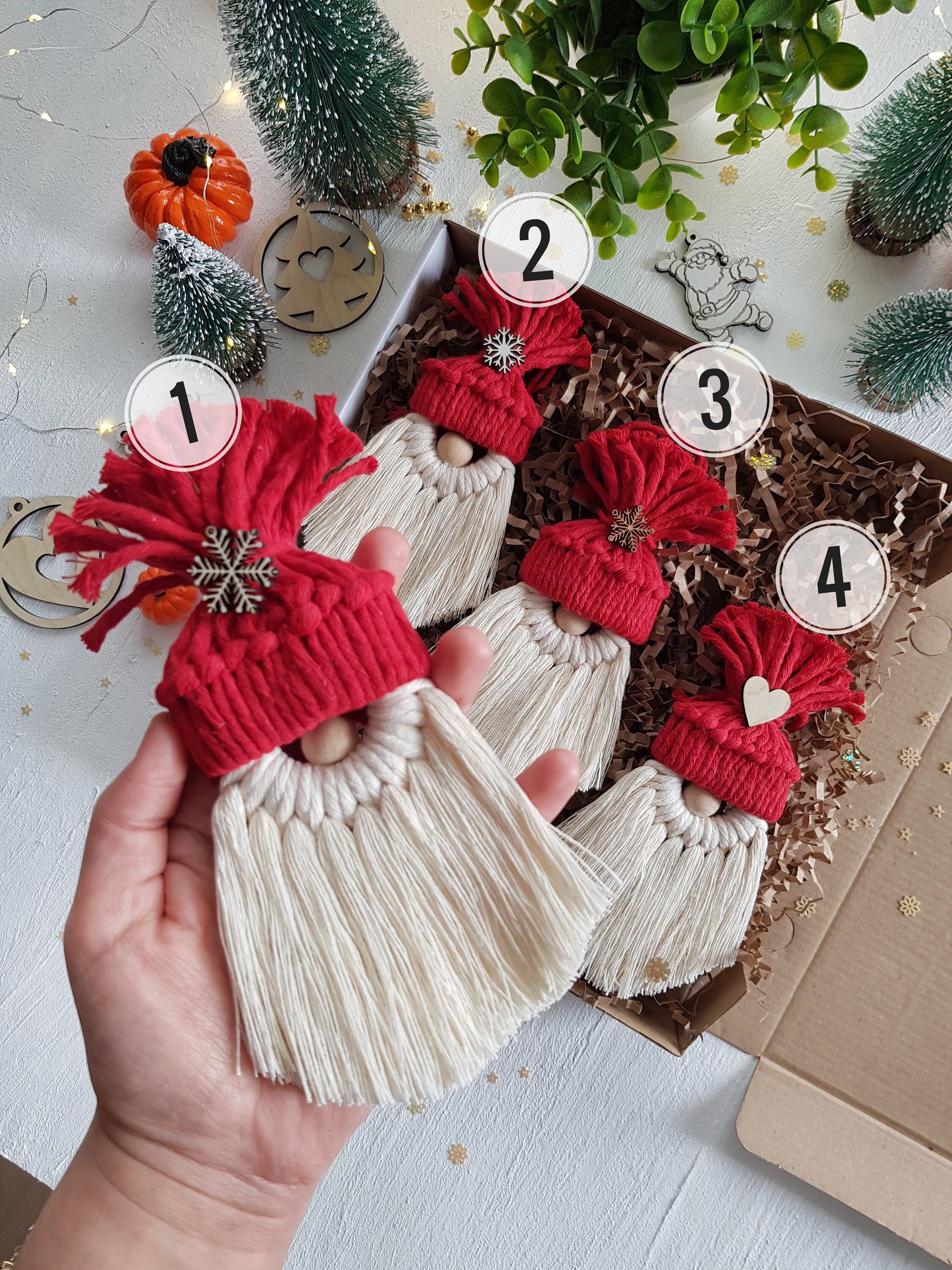 Magical Macrame Gnomes for a Cozy Christmas Decor - Etsy