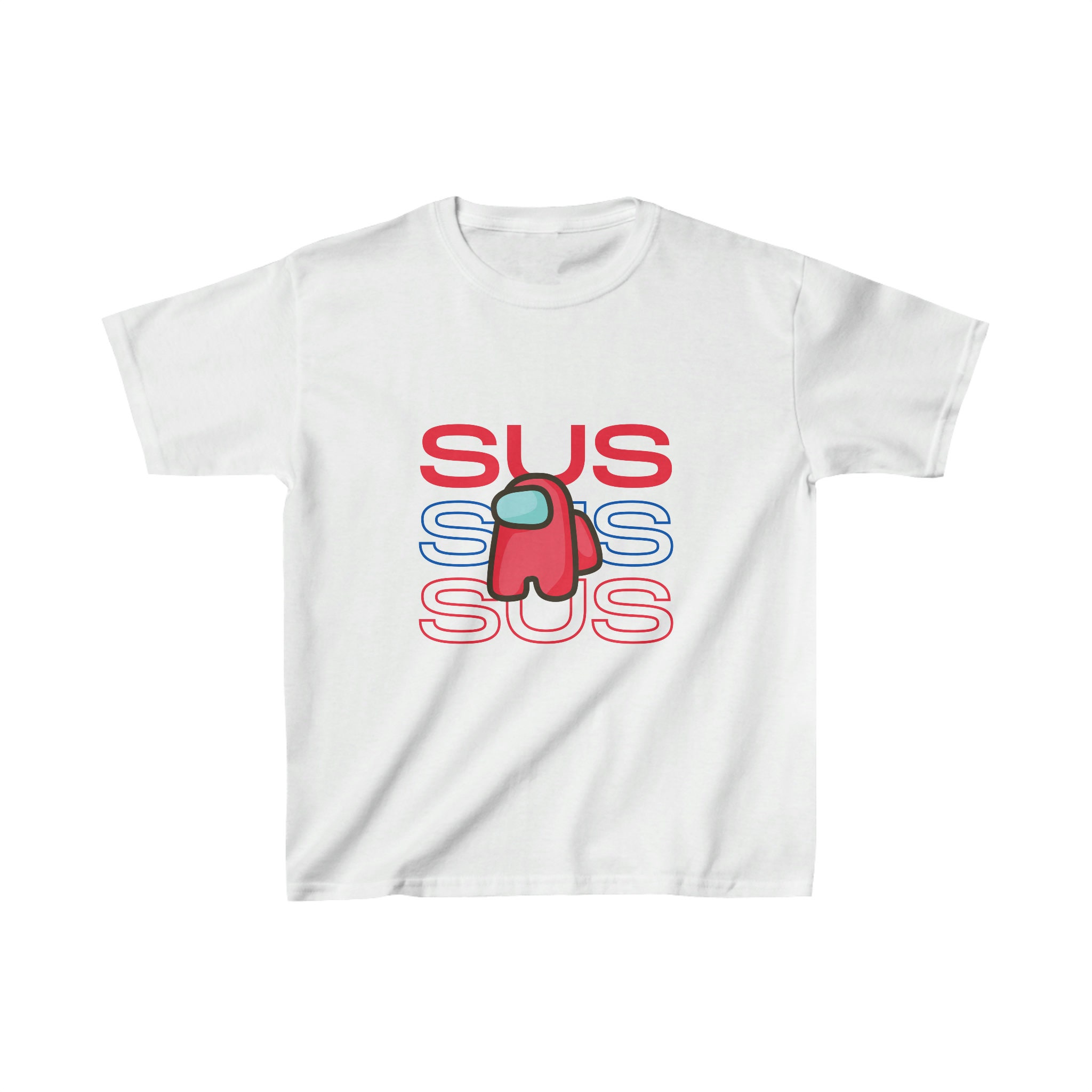 Among Us Sus Kids Heavy Cotton Tee - Etsy