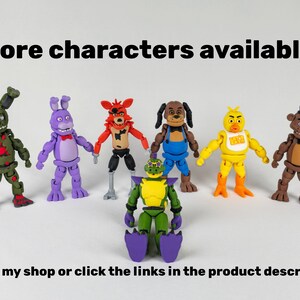 Glamrock Monty/montgomery Gator FNAF Full Color Articulating Action ...