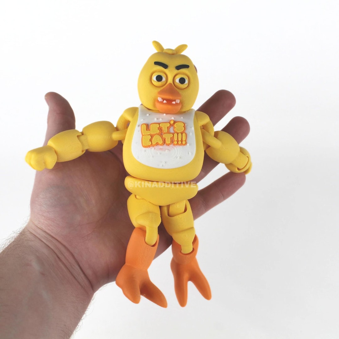 Chica - FNAF - Full Color Articulating Action Figure, Five Nights at ...
