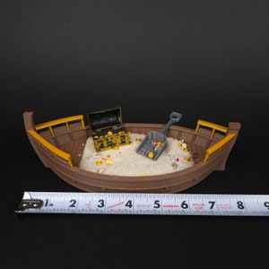 Mini Pirate Ship Sensory Sandbox 3D Printed Includes Sand & Treasure ...