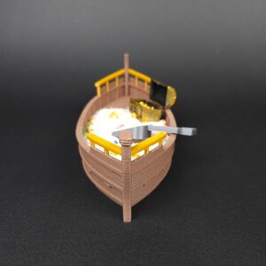 Mini Pirate Ship Sensory Sandbox 3D Printed Includes Sand & Treasure ...