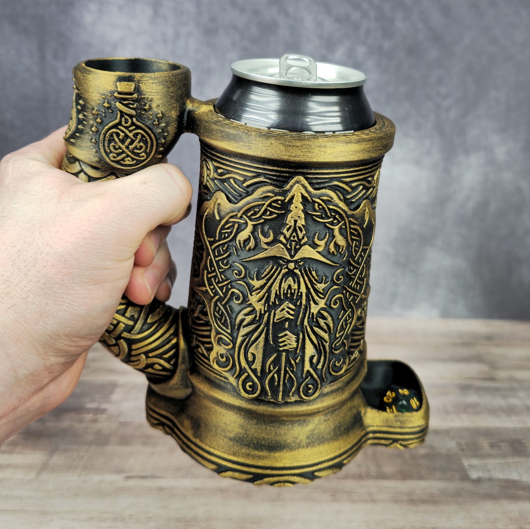 Wizard Dice Tower Mug Cozy Tabletop RPG Board Game Accessory Great Gift ...