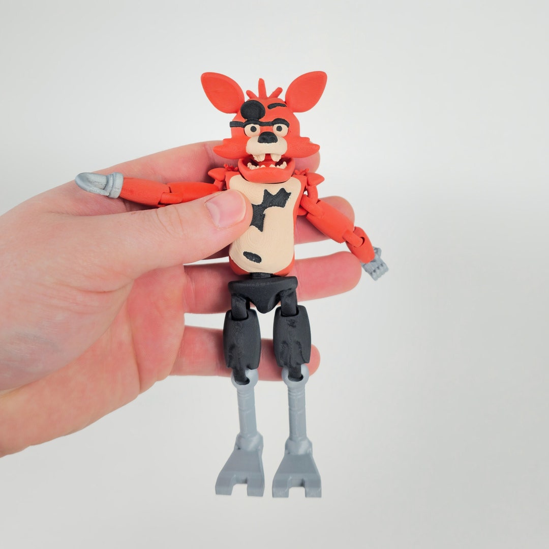 Foxy the Pirate - FNAF - Full Color Articulating Action Figure Sensory ...