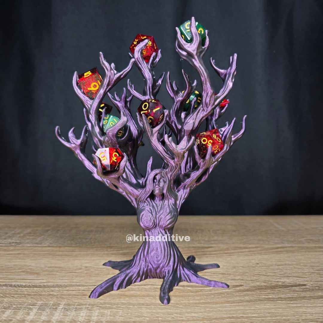 Dice Tree Goddess: Tabletop RPG Dice Display - Etsy