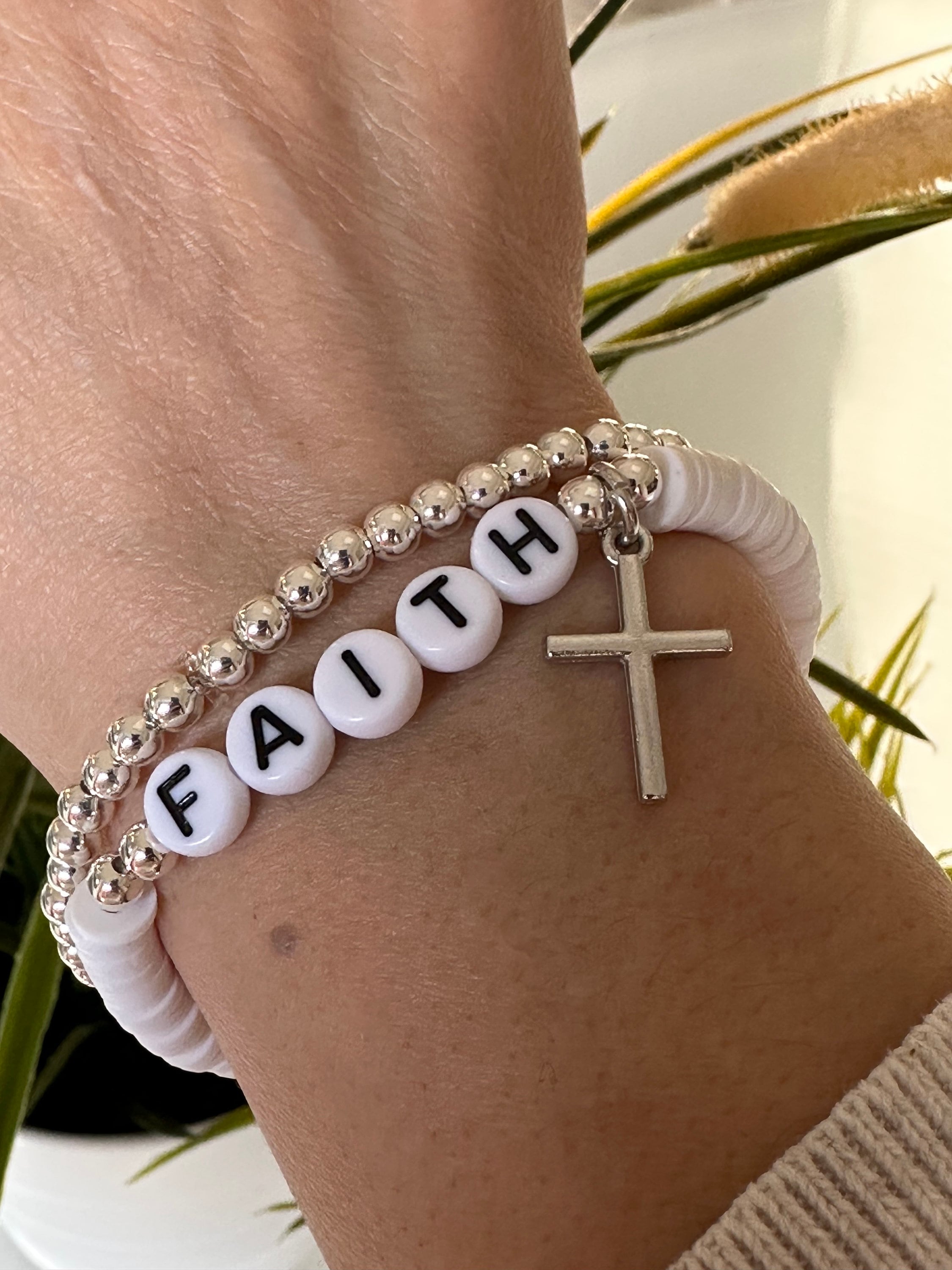 Personalized Bracelet, Encouragement Gift, Faith Bracelet, Religious ...