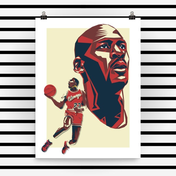 Michael Jordan Jumpman Print - Etsy