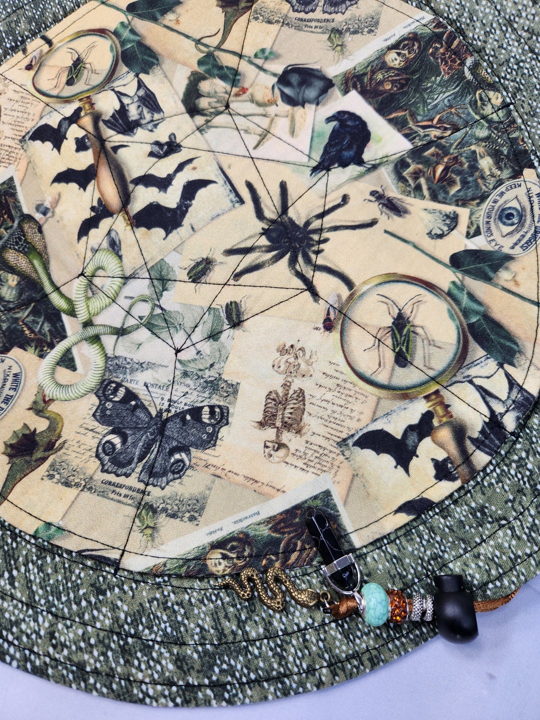 Cursed Cause Olive Dice Bag With Pocket Dividers Washable - Etsy