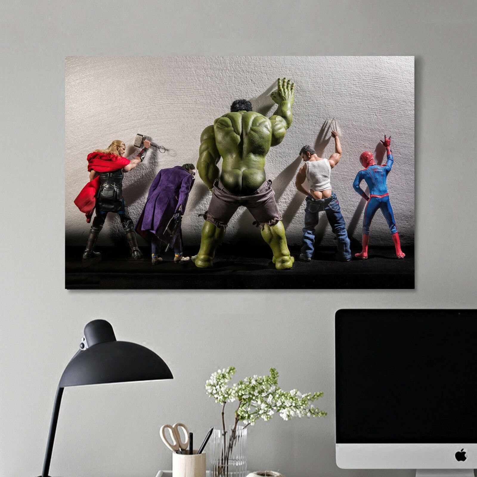 Avengers Marvel Hero Art Wall Canvas Home Decor Gift Unframed High ...