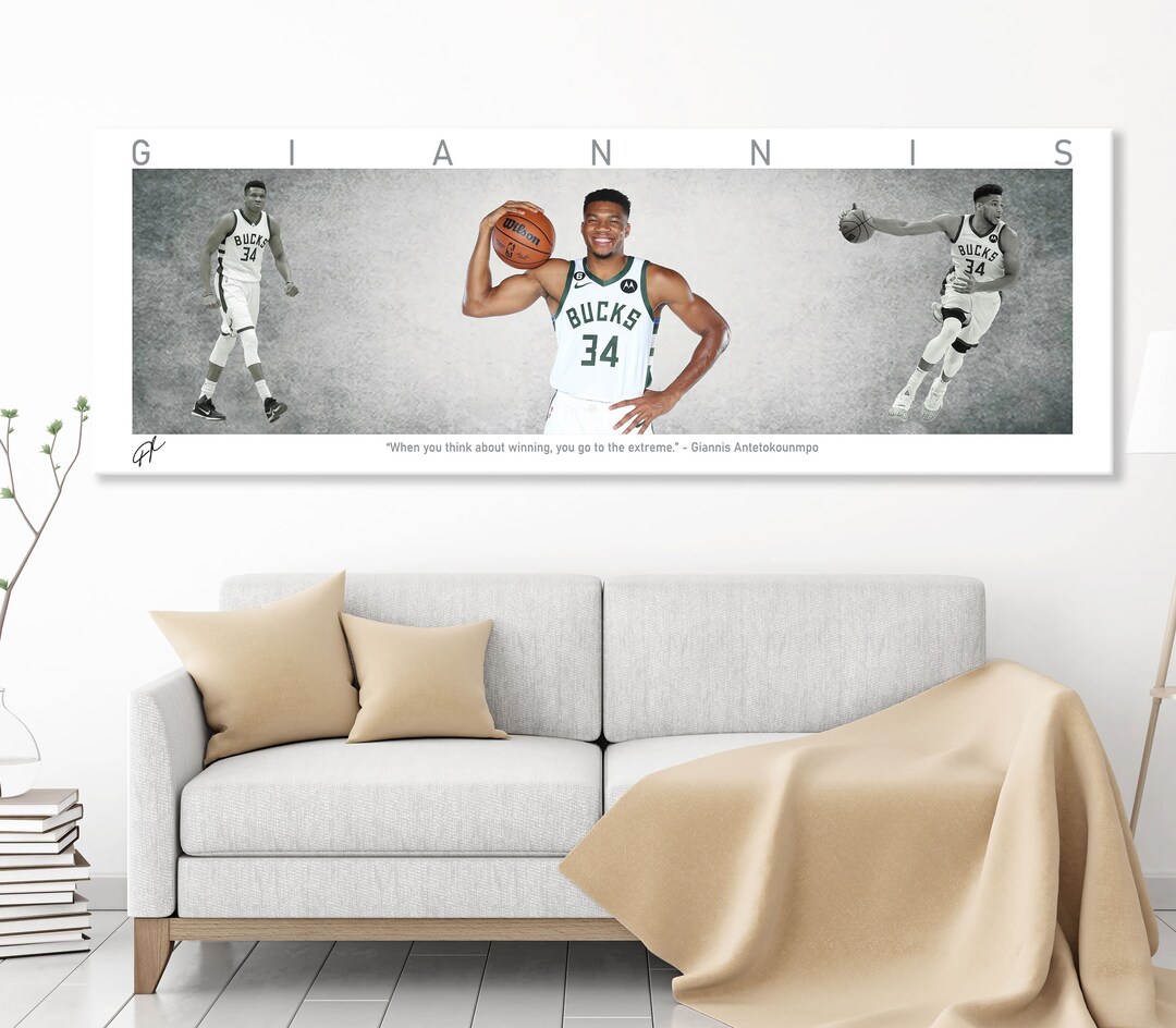 Giannis Antetokounmpo Panorama Canvas Wall Art Wall Art New Basketball - Etsy