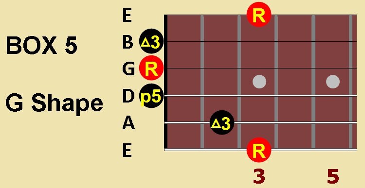 Guitar Major Scale - CAGED Shapes - Etsy