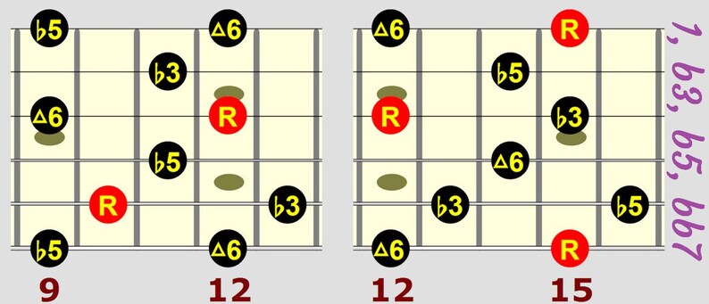 Guitar Arpeggios - CAGED Shapes or Forms - Etsy