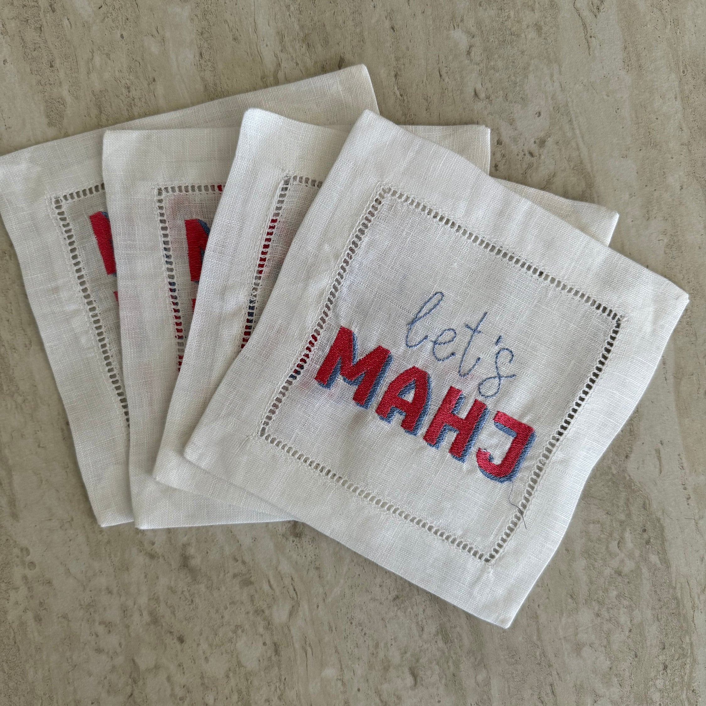 Mahjong Cocktail Napkins - Etsy