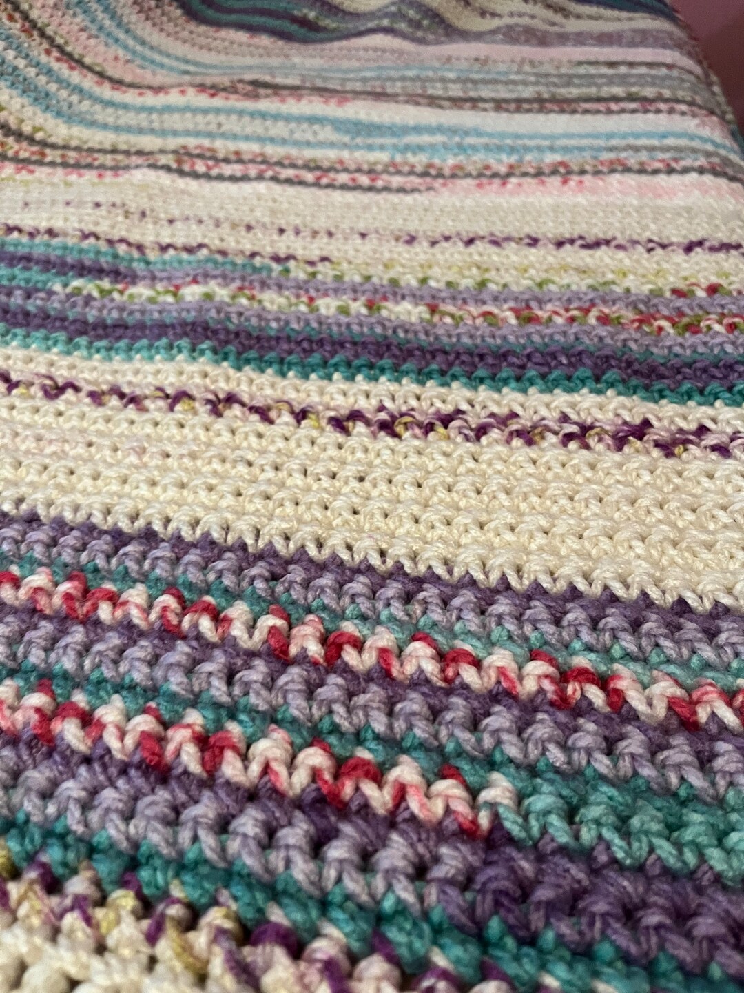 Spring Blossoms Crochet Afghan - Etsy