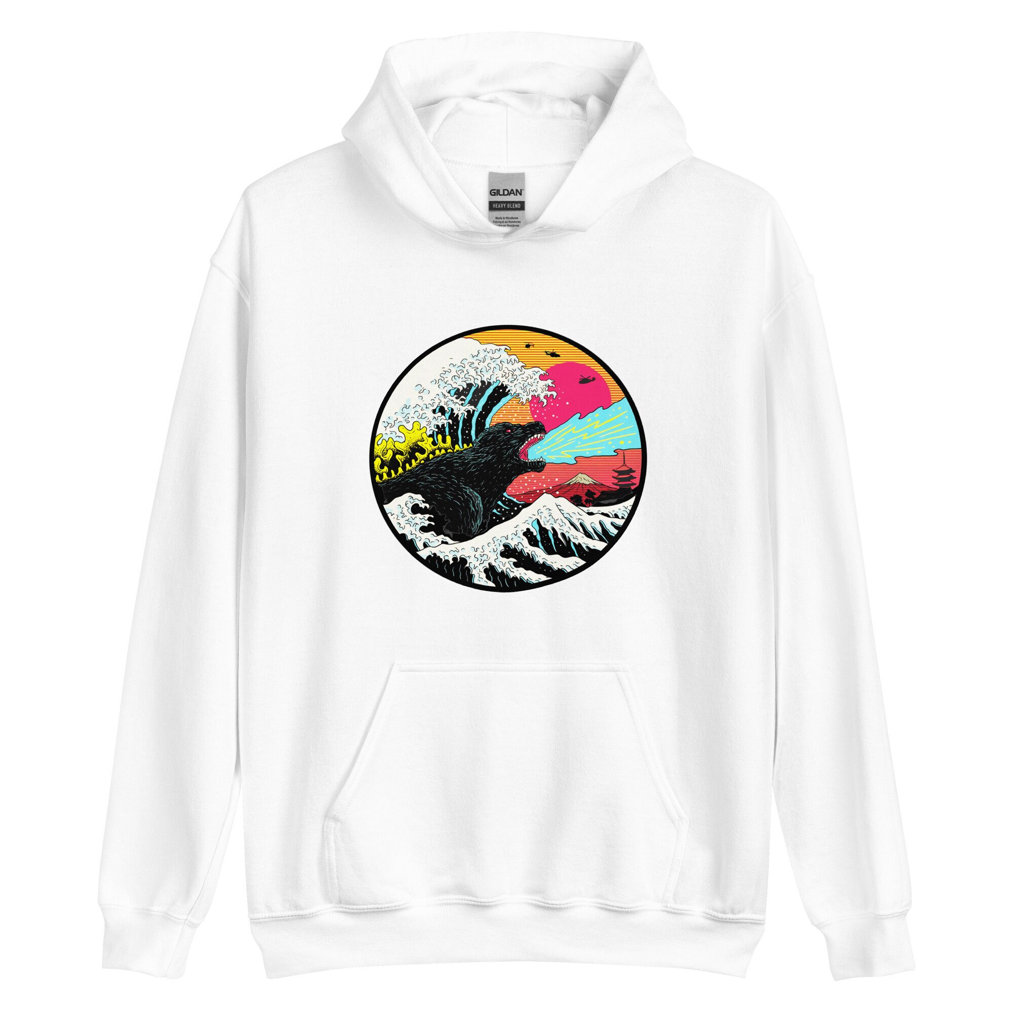 Godzilla Hoodie - Etsy