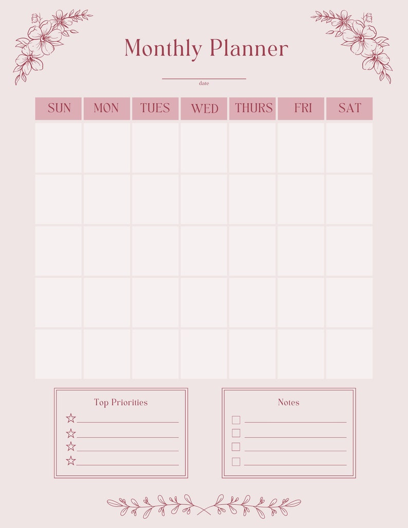 Planning Bundle - Daily, Weekly, Monthly, to Do to Organize Your Life ...