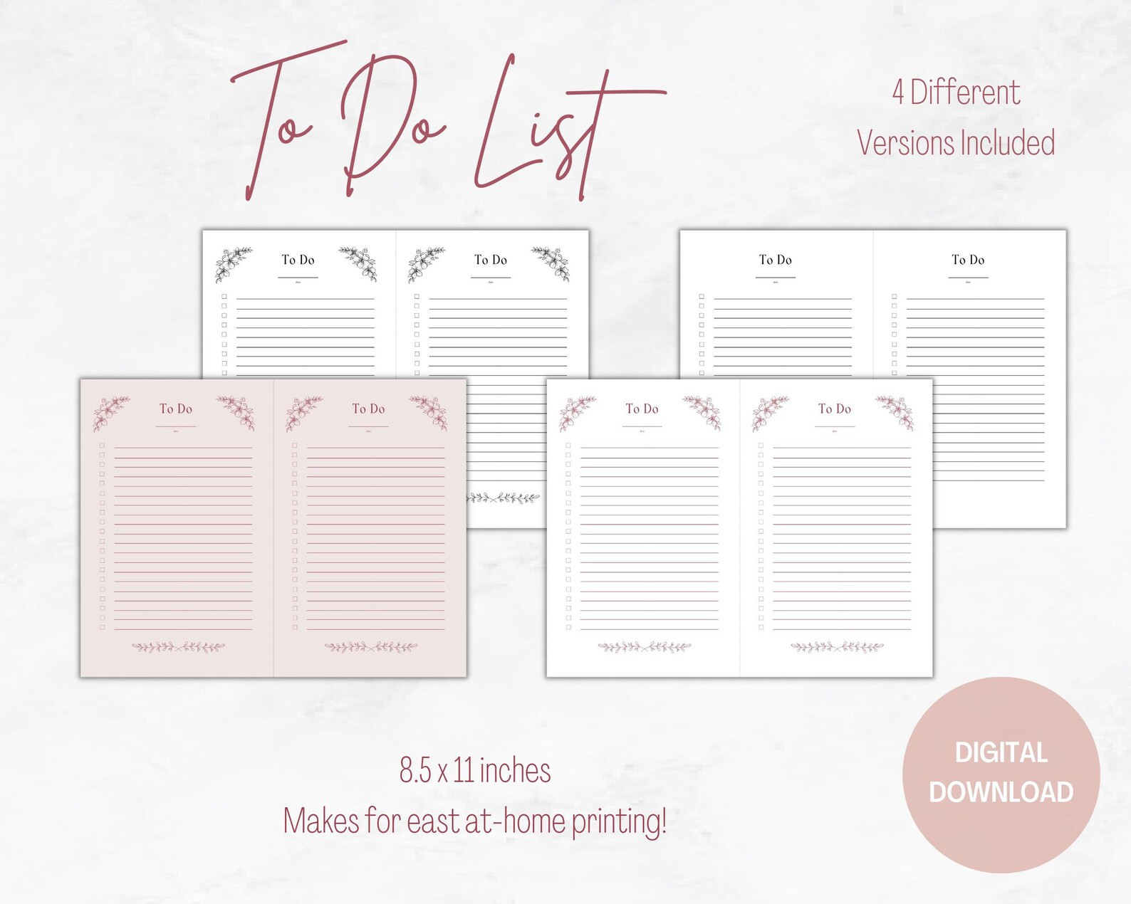Planning Bundle - Daily, Weekly, Monthly, to Do to Organize Your Life ...