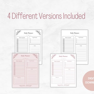 Planning Bundle - Daily, Weekly, Monthly, to Do to Organize Your Life ...