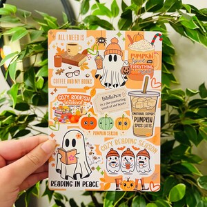 Kindle Insert for Clear Case, Fall Book Theme, Kindle Skin, Bookish ...