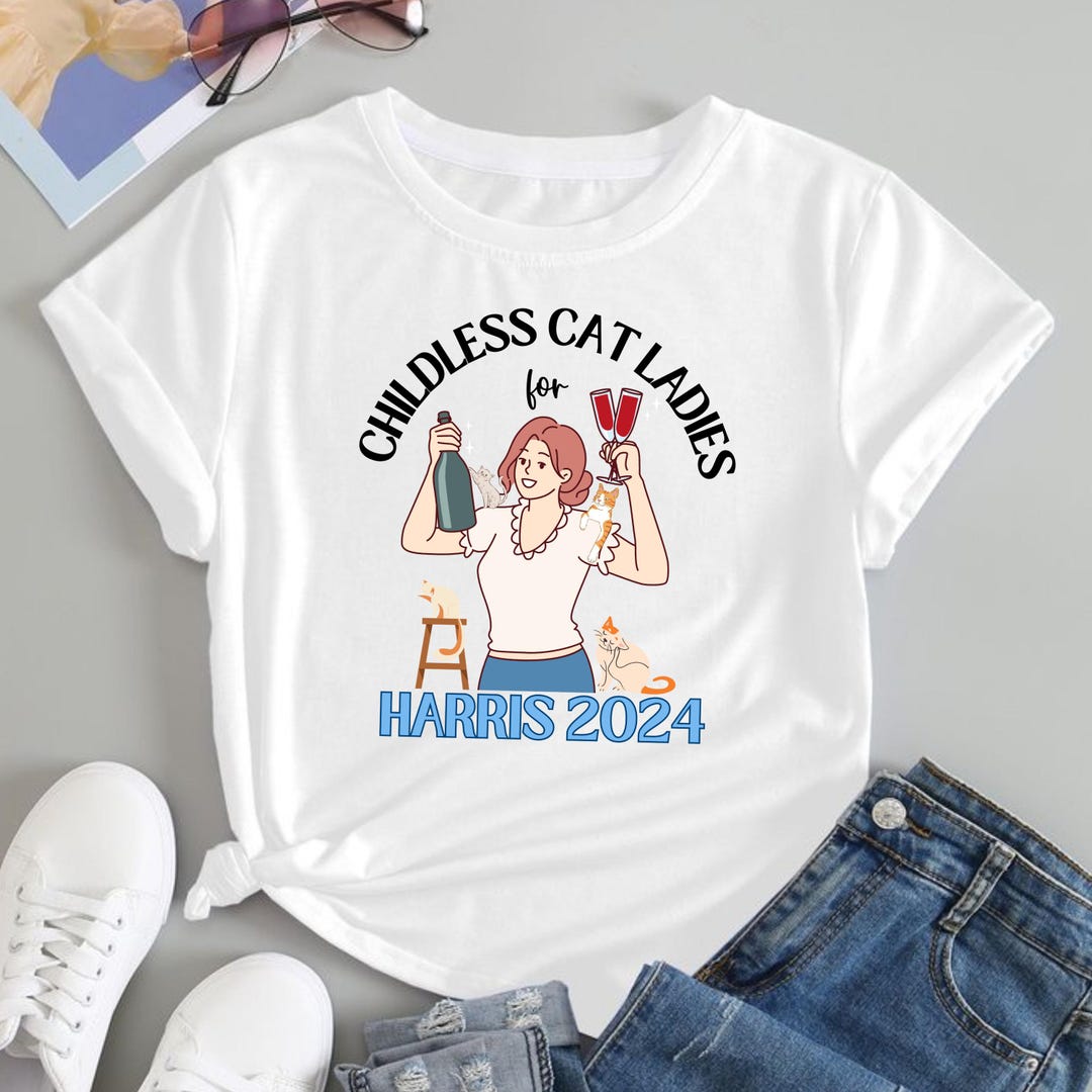 Childless Cat Ladies for Harris, Cat Ladies for Kamala Harris, Pro ...