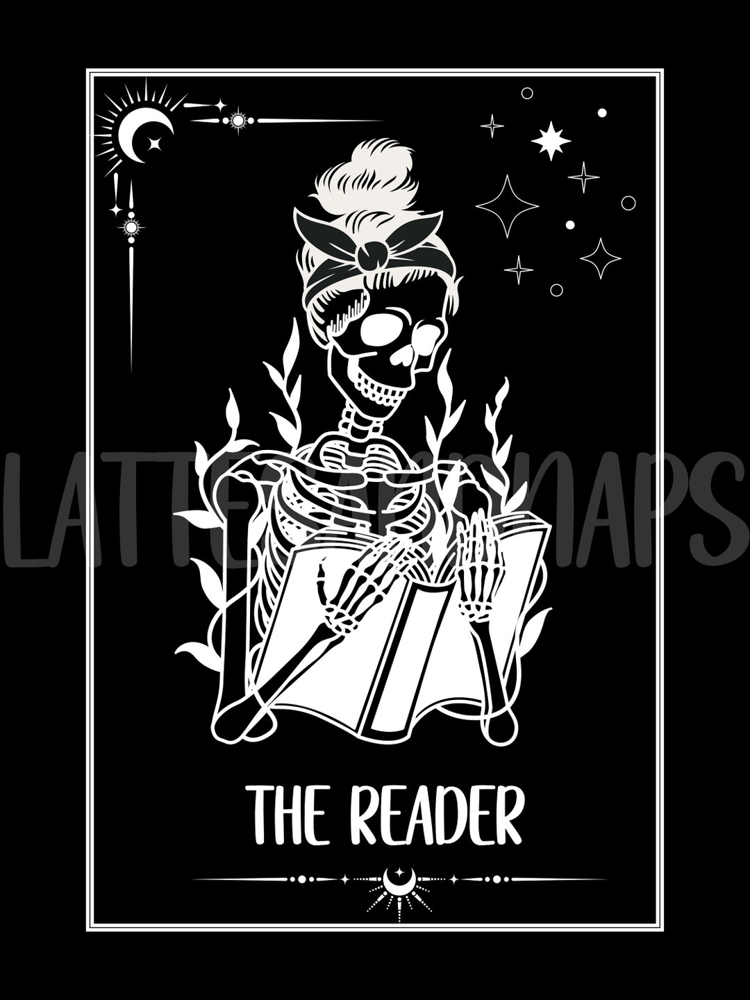 The Reader Tarot Kindle Lock Screen, Kindle Screen Saver, Book Lovers ...