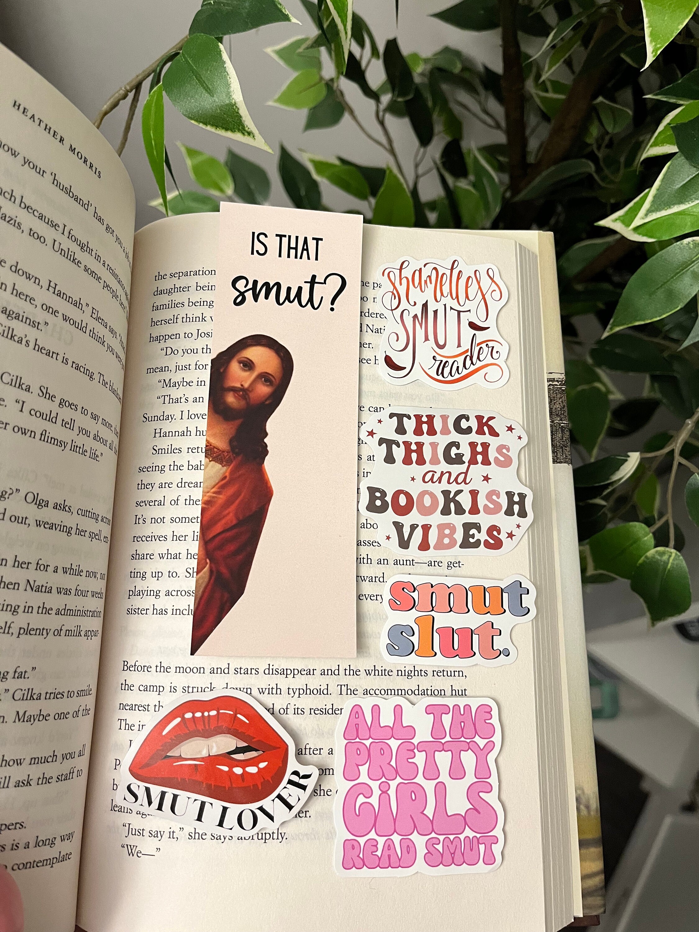 Peeking Jesus is That Smut Bookmark Smutty Book Reading - Etsy Peeking Jesus is That Smut Bookmark Smutty Book Reading - Etsy