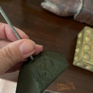 Old Cast Iron Receipt Stake - Etsy