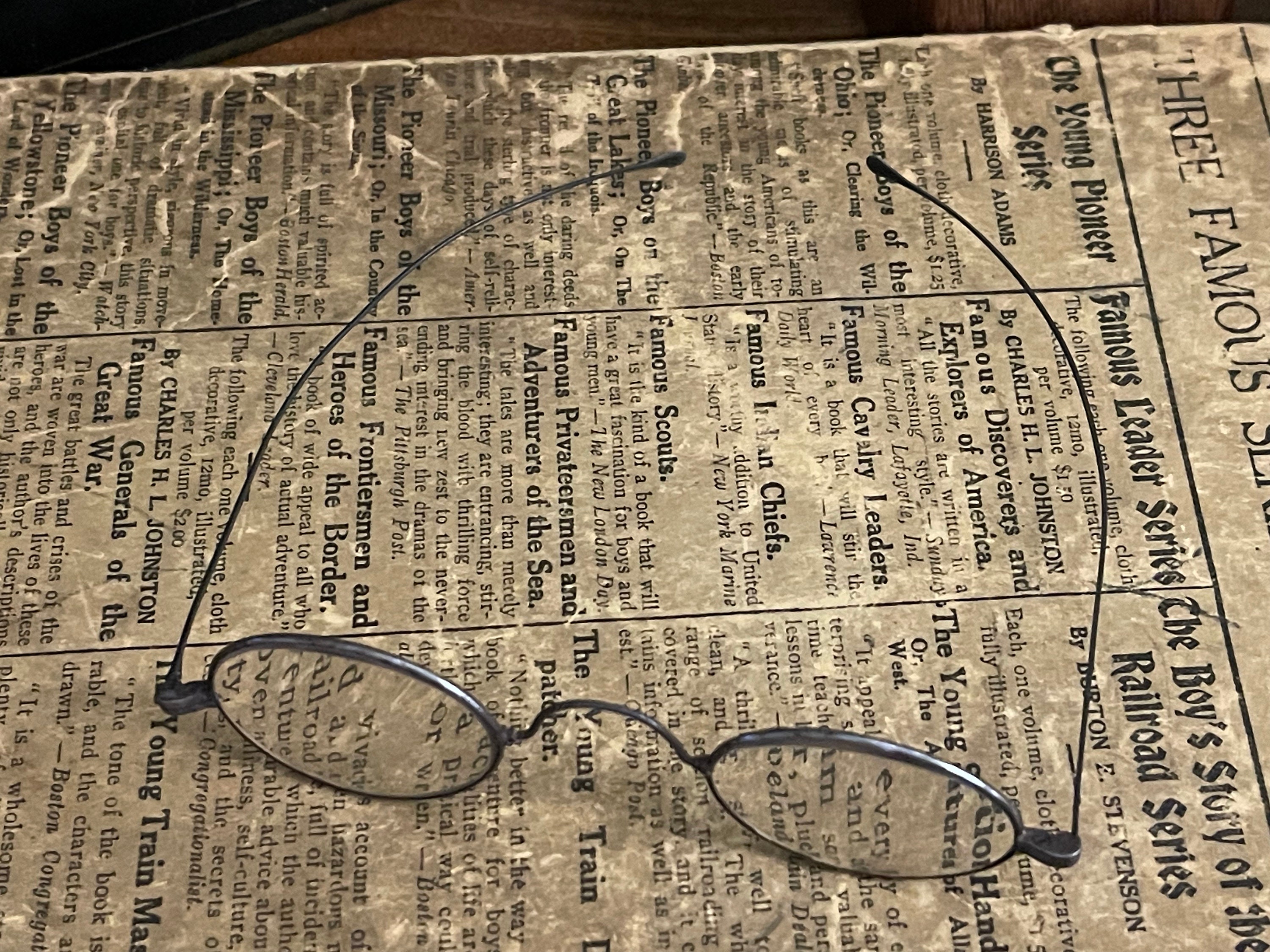 Antique Eye Glasses Silver - Etsy