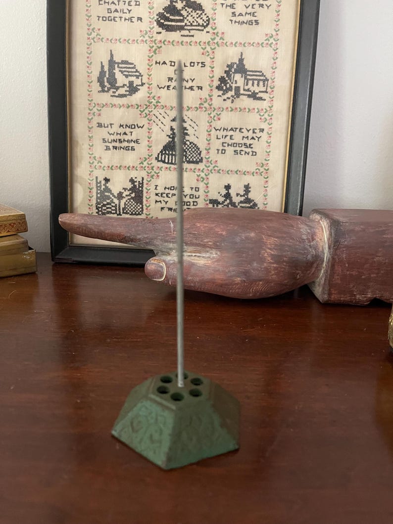 Old Cast Iron Receipt Stake - Etsy