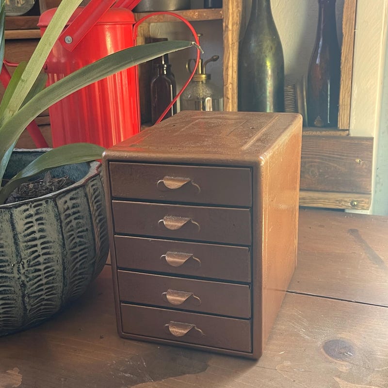 Antique Thread Cabinet - Etsy