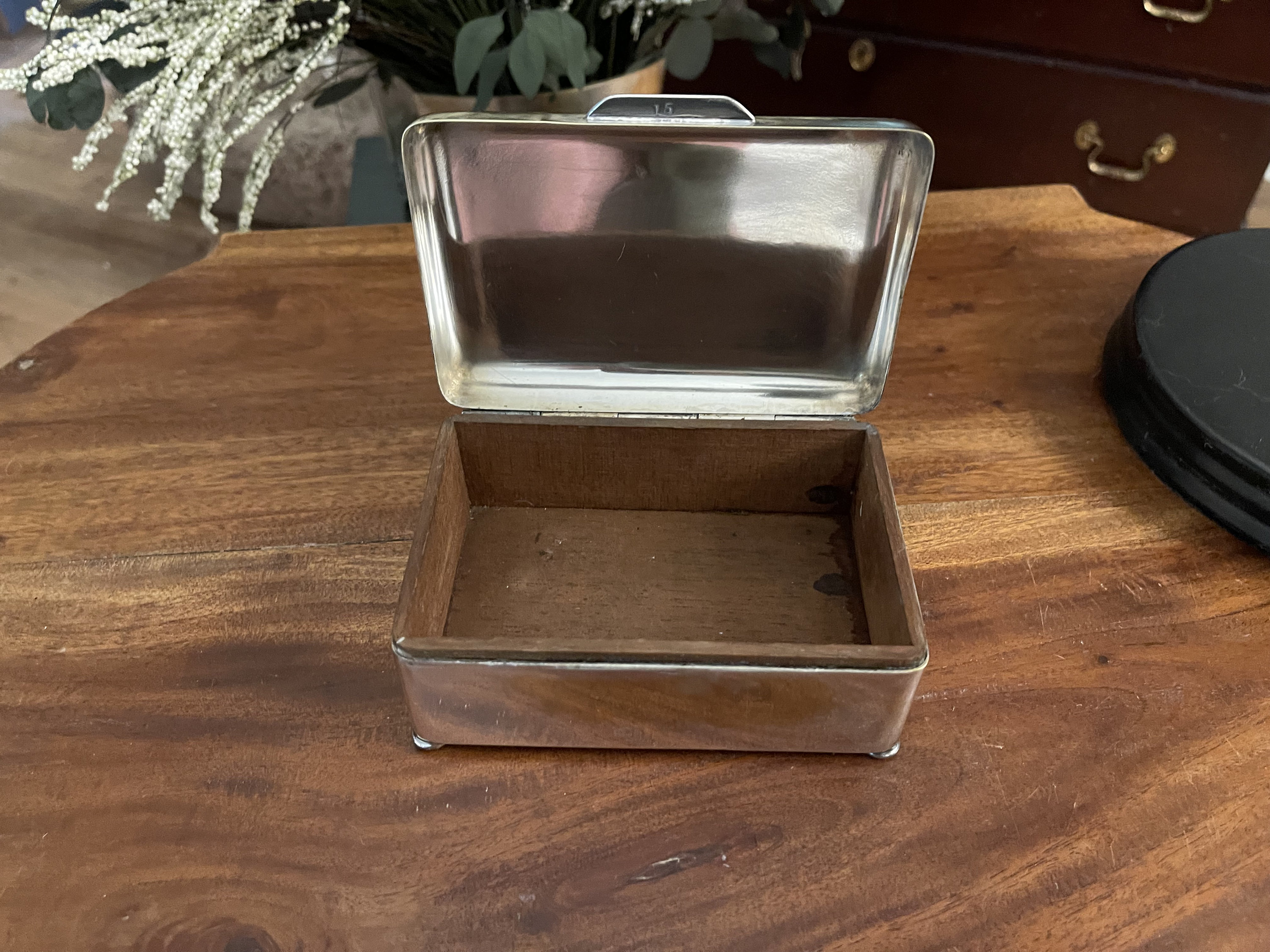 Antique E. G. WEBSTER & SON Silver and Gold Cigarette Box - Etsy