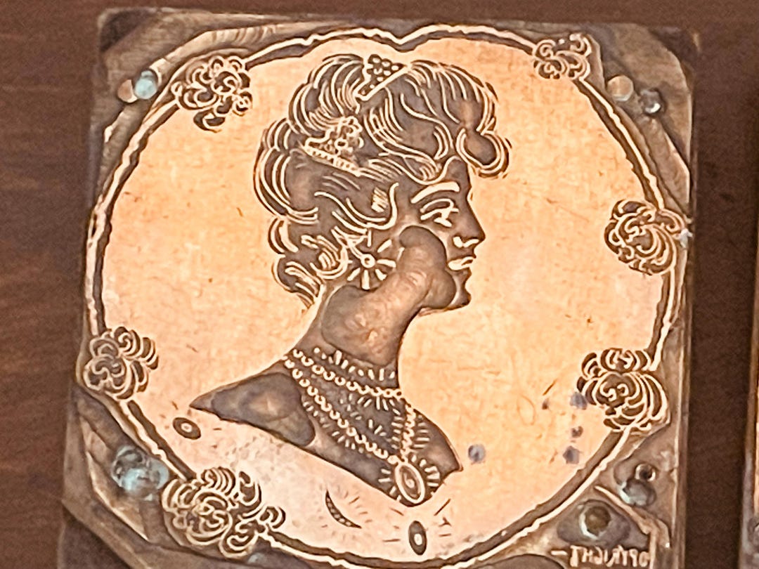 1800s Victorian Copper Printers' Blocks From Pharmacy - Set of 6 - Etsy