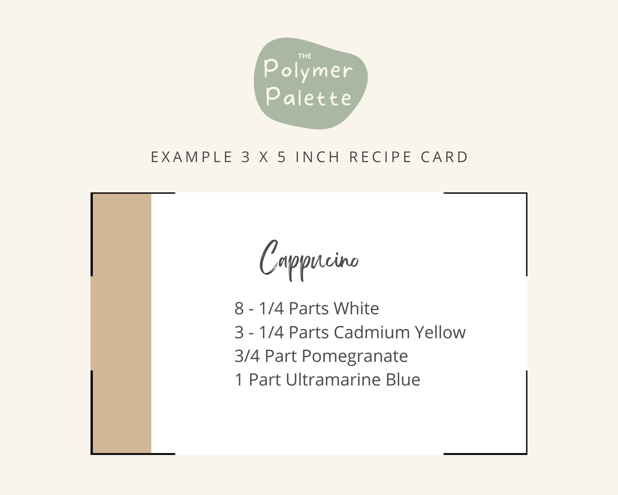 Polymer Clay Color Recipes: Autumn Palette Bundle. Mixing Guide ...