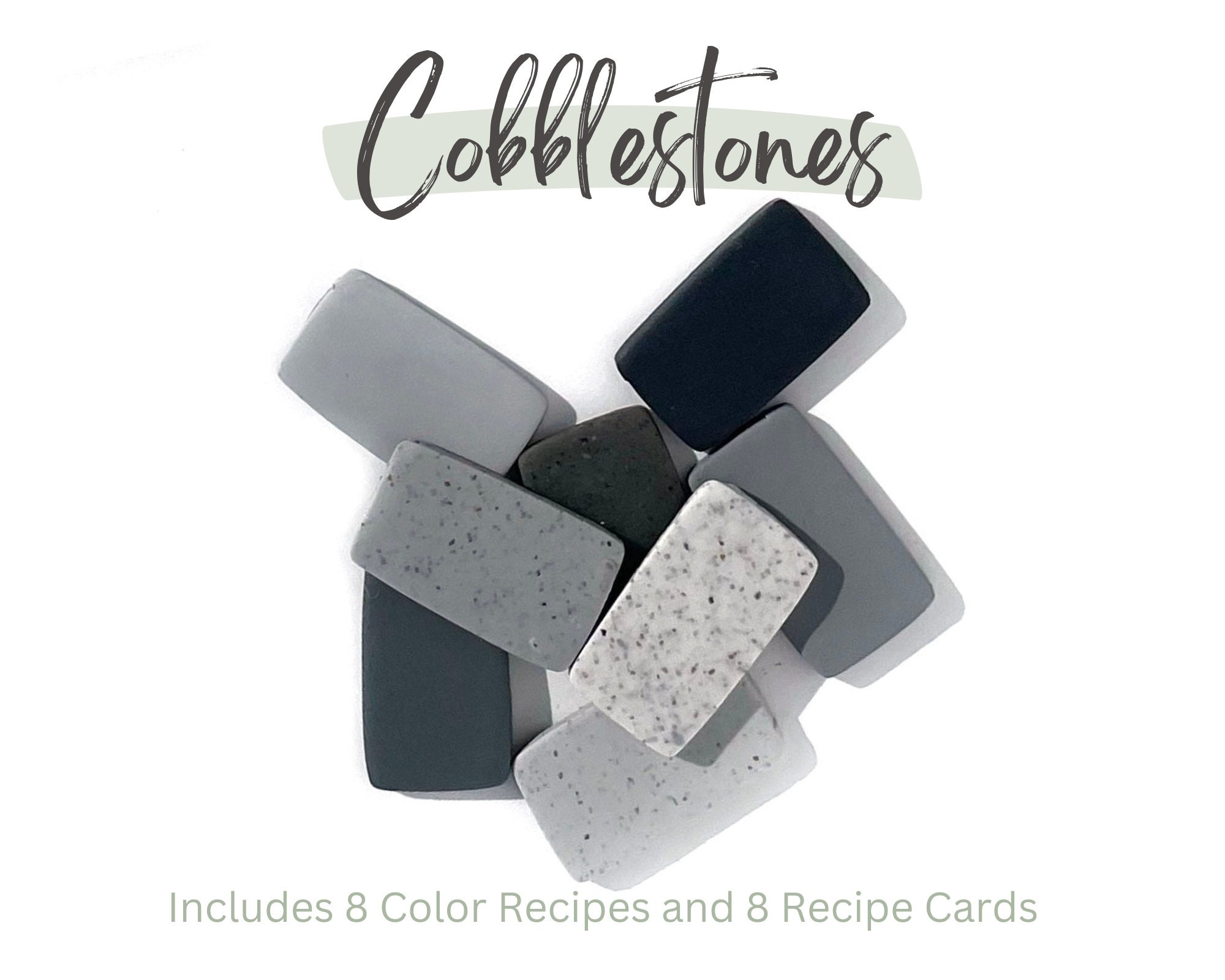 Mauvelous and Grey Cobblestones Polymer Clay Color Recipes Sculpey ...