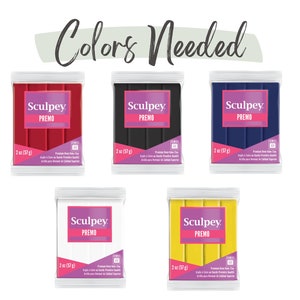 Sculpey Premo Polymer Clay Color Recipes: Boho Sunset Palette (digital ...