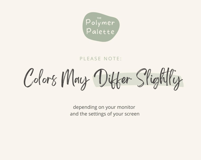 Sculpey Premo Polymer Clay Color Recipes: Boho Sunset Palette (digital ...