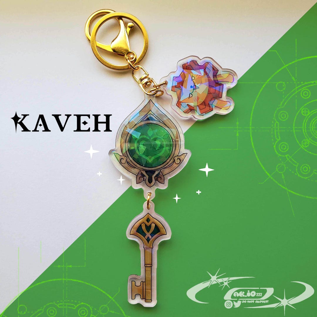 Kaveh Linked Keychain Genshin Impact - Etsy