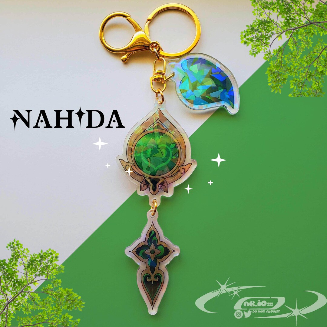 Nahida Linked Keychain Genshin Impact - Etsy
