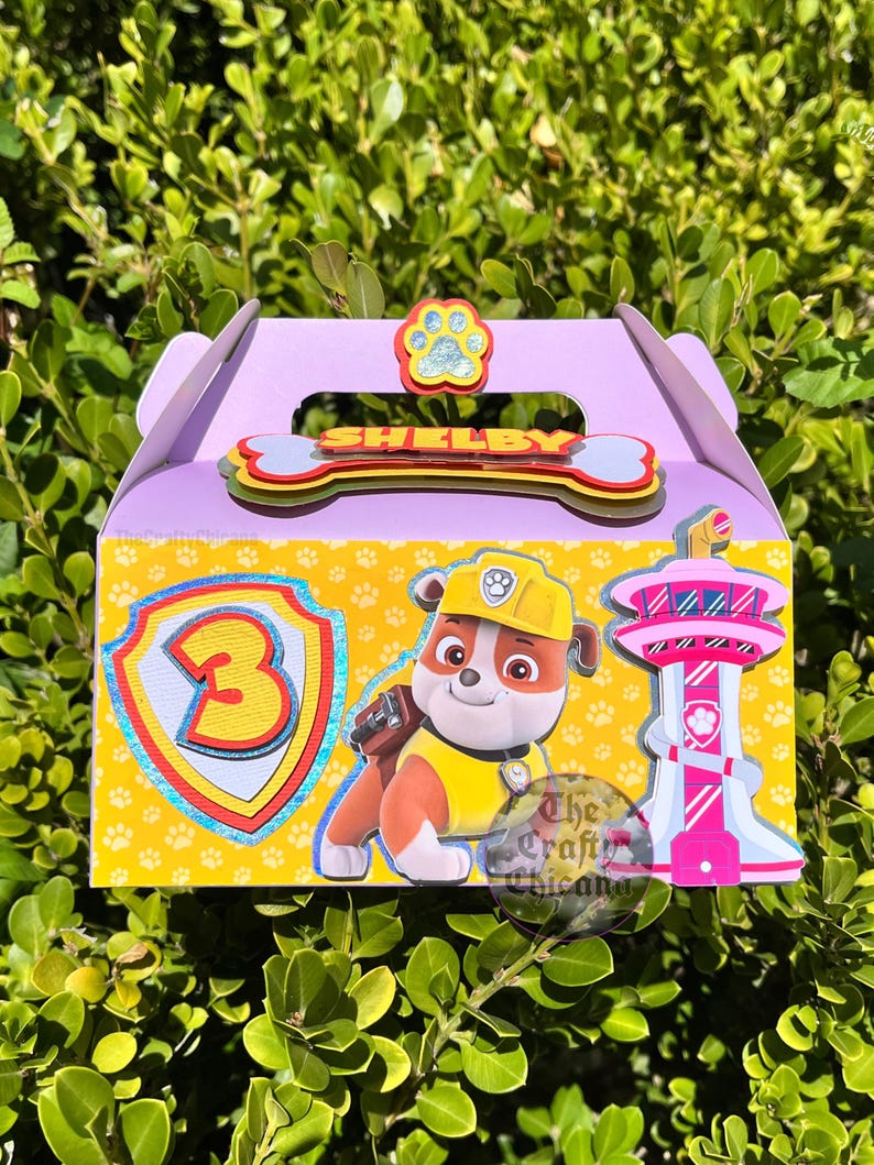 Pup Gable Boxes (party Boxes) - Etsy