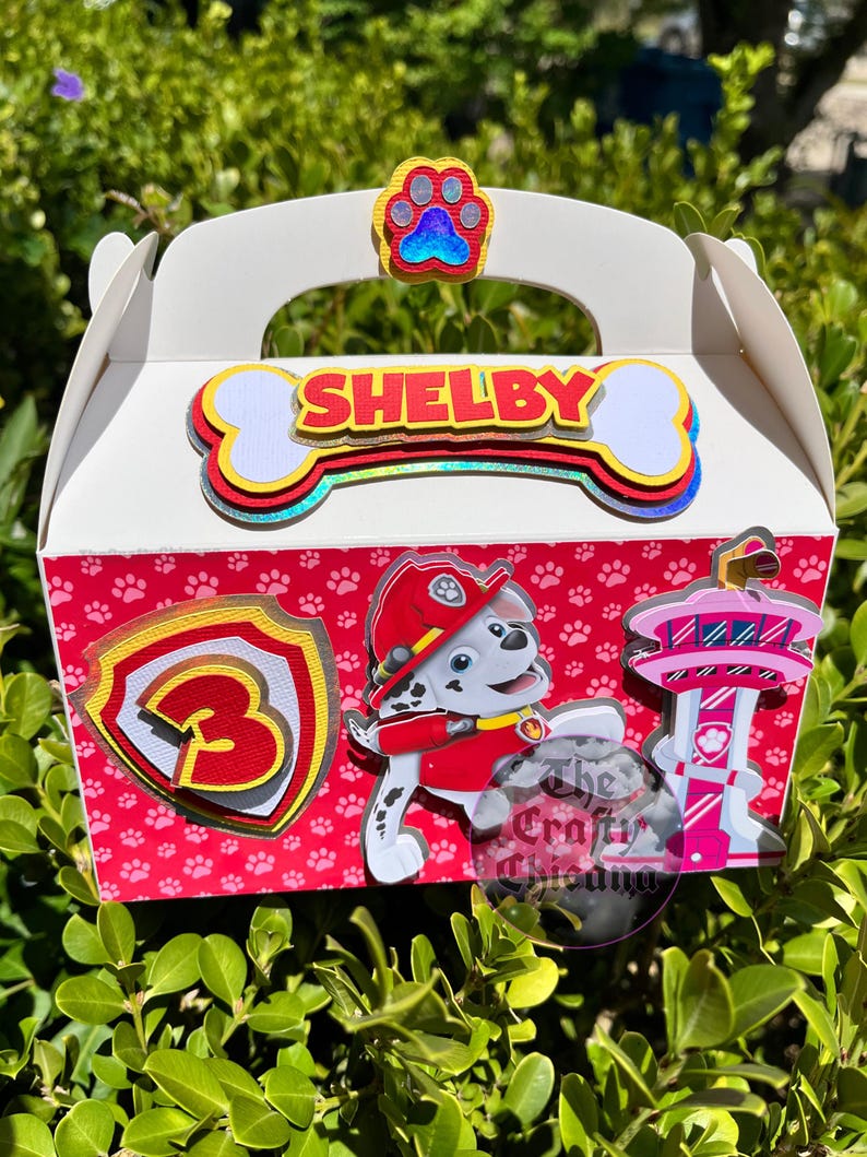 Pup Gable Boxes (party Boxes) - Etsy