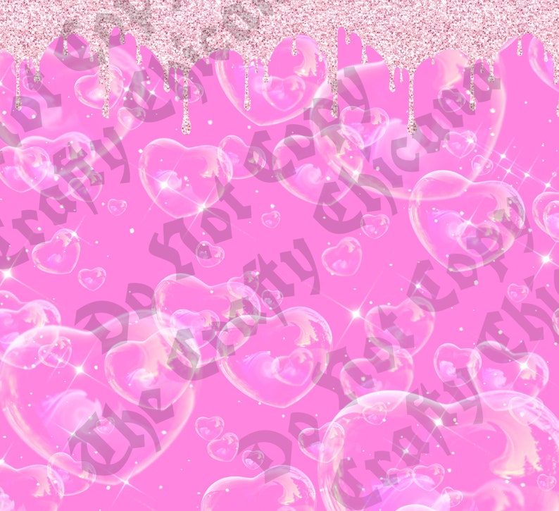 90s Heart Background - 20oz Tumbler Wrap - Etsy