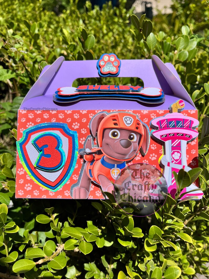 Pup Gable Boxes (party Boxes) - Etsy