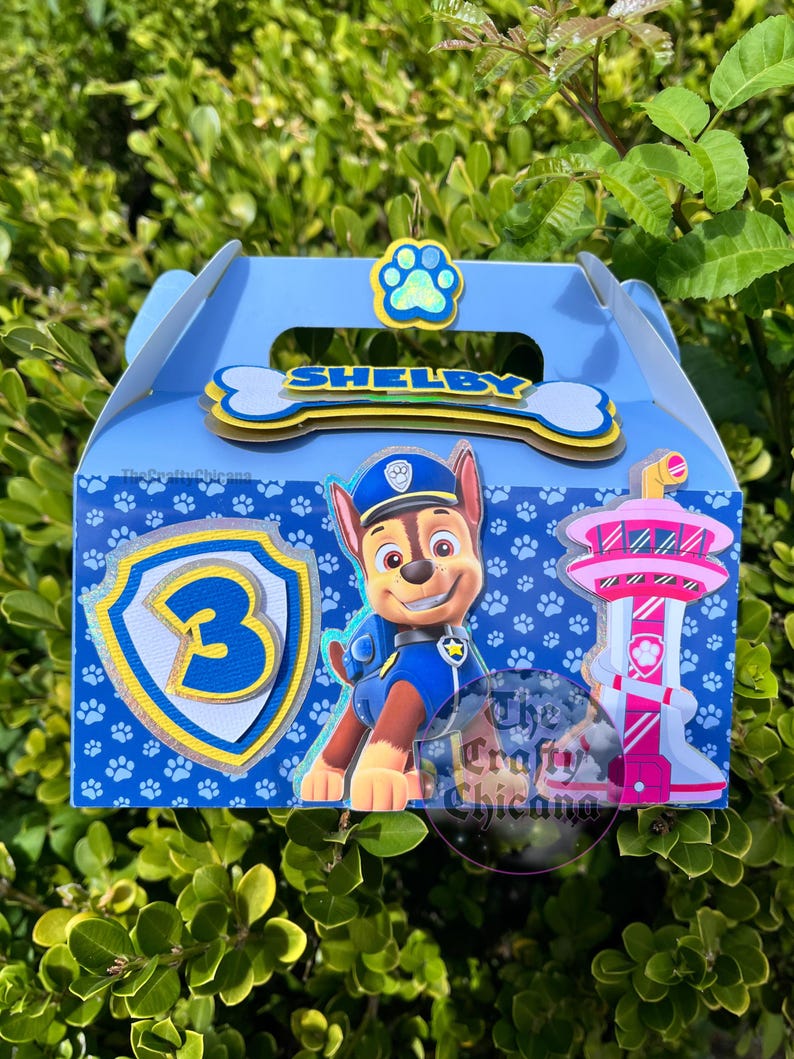 Pup Gable Boxes (party Boxes) - Etsy