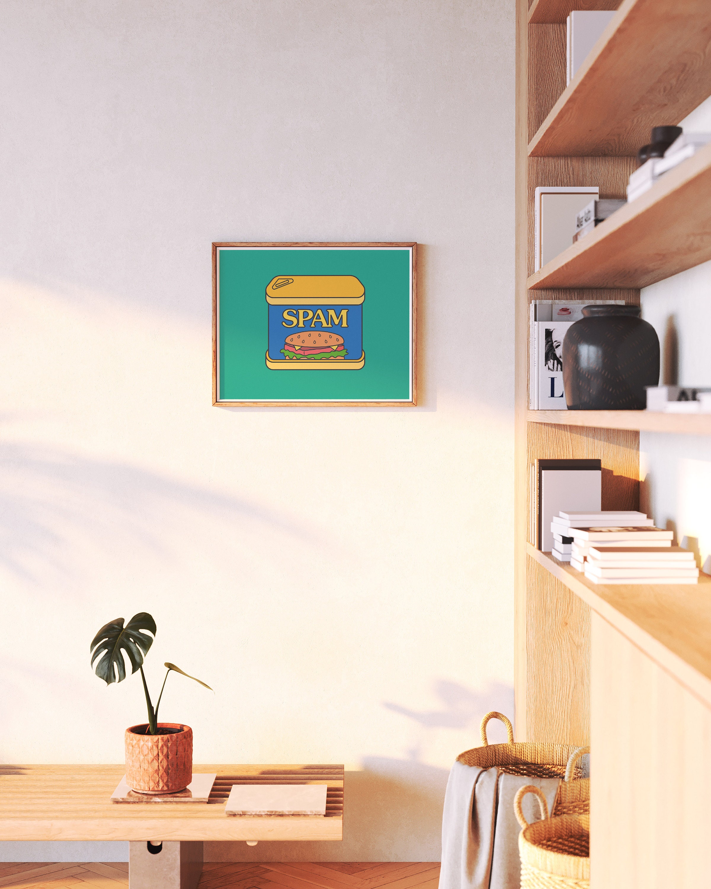 SPAM CAN Digital Download SPAM Art Illustration Printable Office Art ...