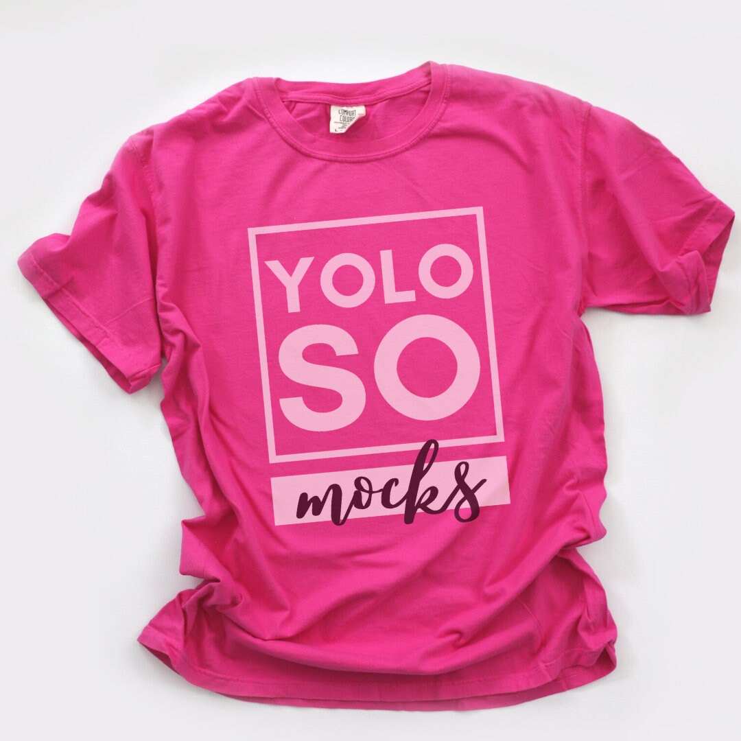 Comfort Colors 1717 Raspberry Mockup - Garment-dyed Heavyweight T-shirt ...