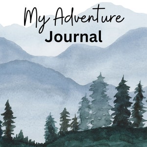 My Adventure Journal Pine Trees - Etsy