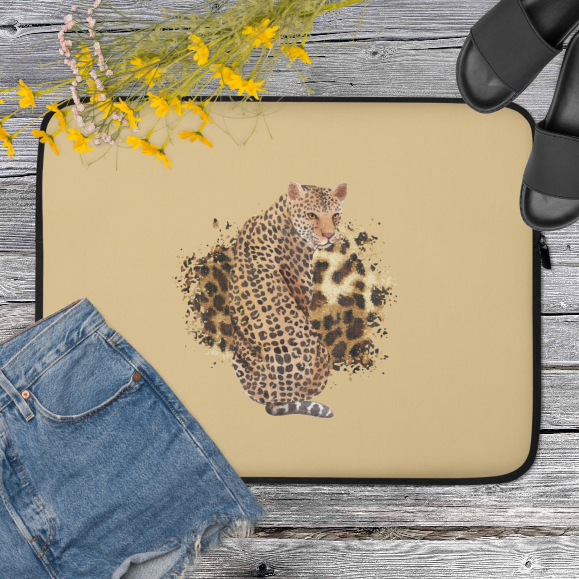 Leopard Laptop Sleeve - Etsy