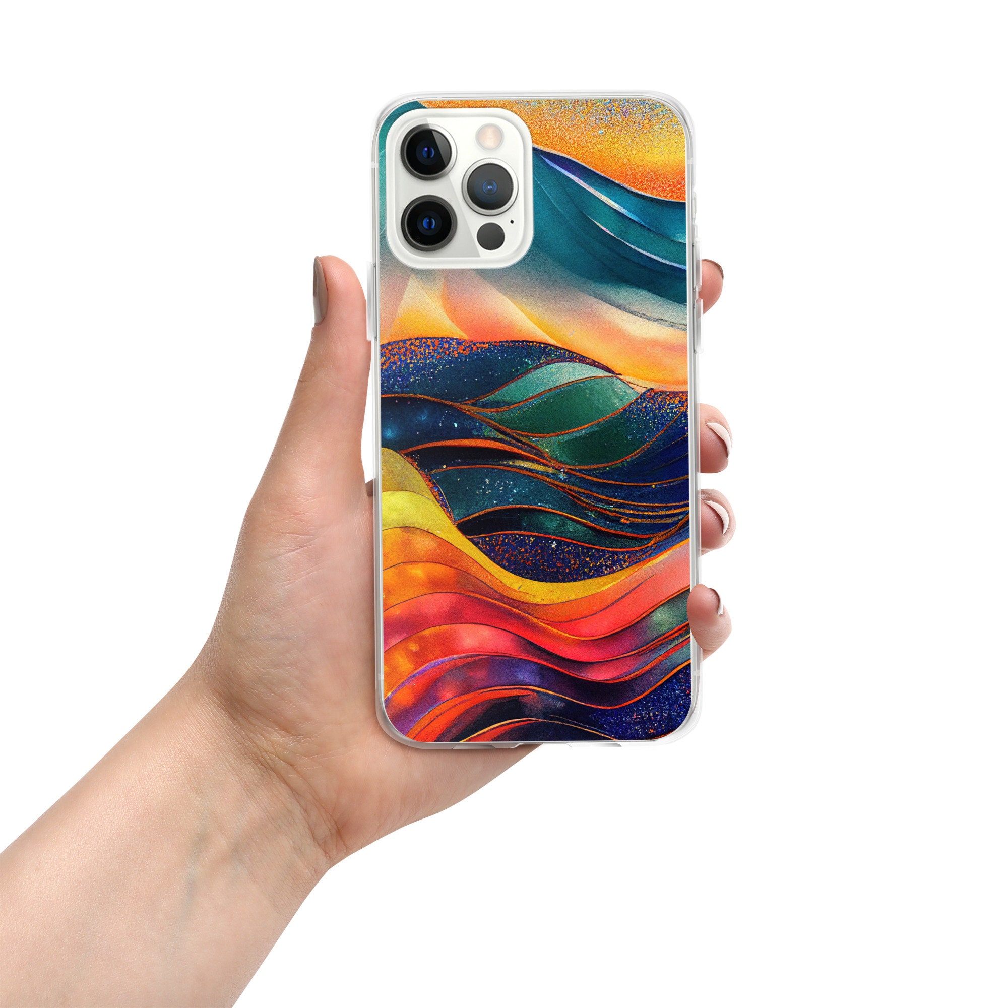 Sunset Abstract iPhone Case/artist Gift/art Lovers - Etsy