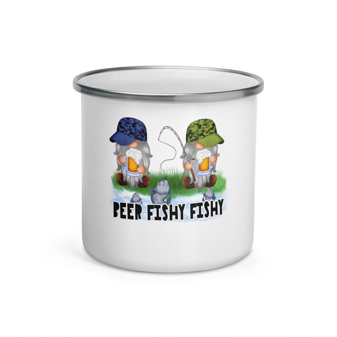 Beer Fishy Fishy Enamel Mug/fishing Buddies/fishing Lovers/beer Lovers ...